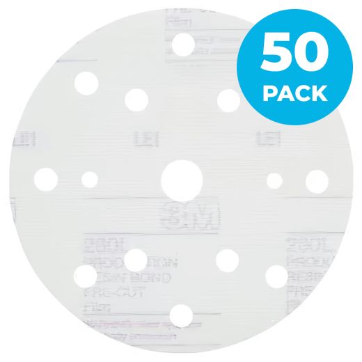 3M 260L Hookit Disc P600 75mm Dia 50 pack 30371 - Self Adhesive Supplies